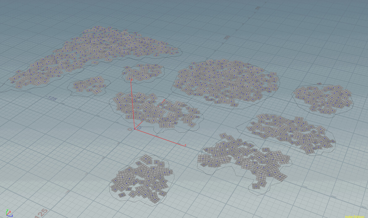 ArtStation - Learning Houdini: Leaf Patch Tool.