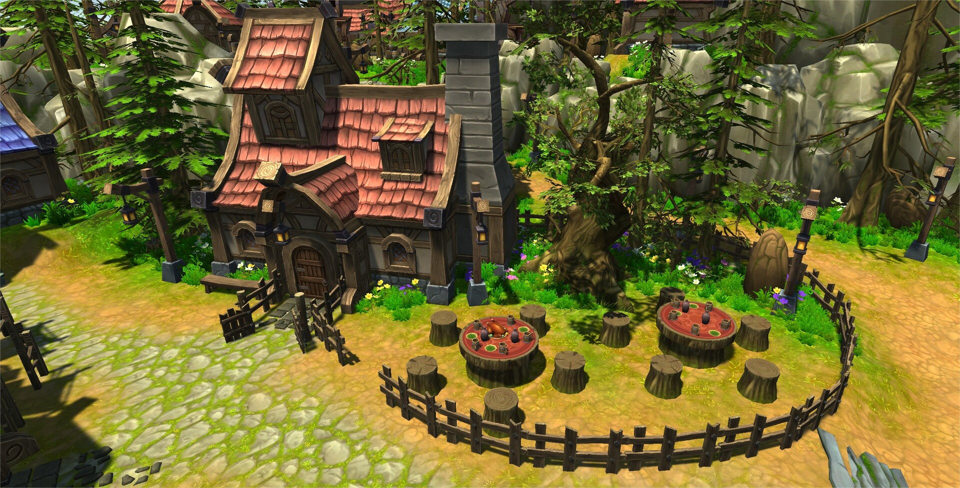 ArtStation - Stylized World Building Day 13