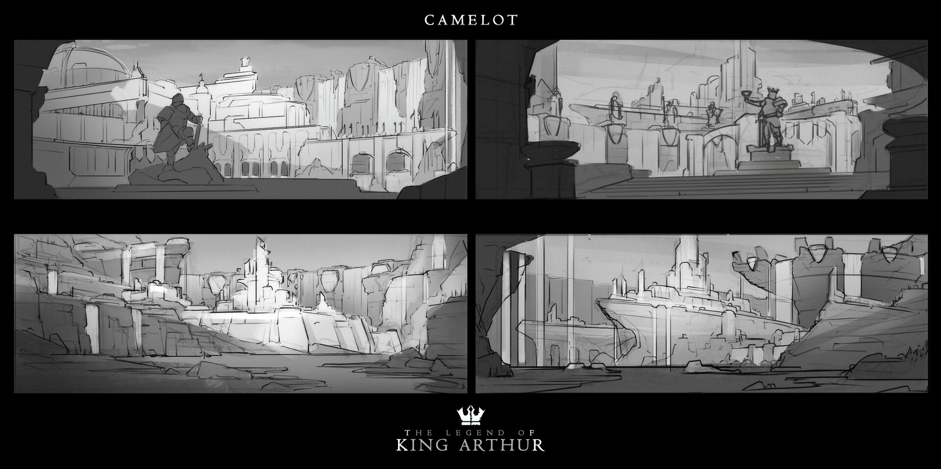 ArtStation - First sketches of the Camelot castle