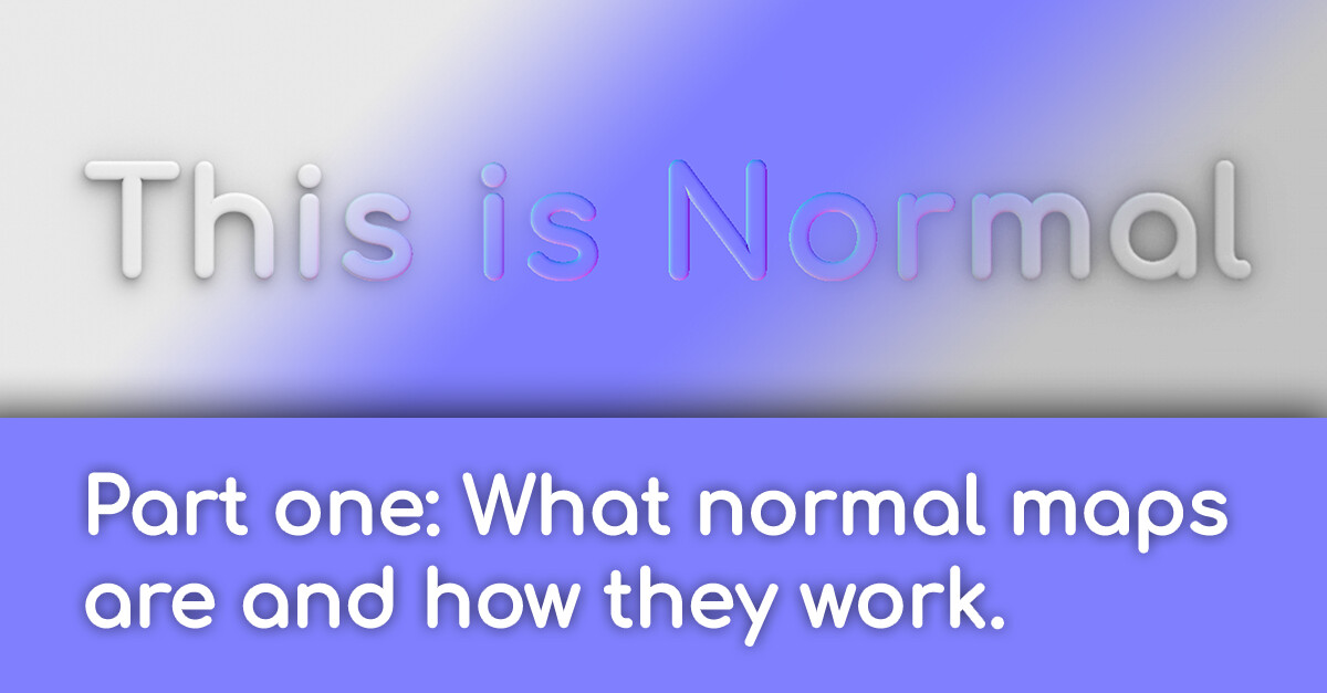 how to draw a normal map