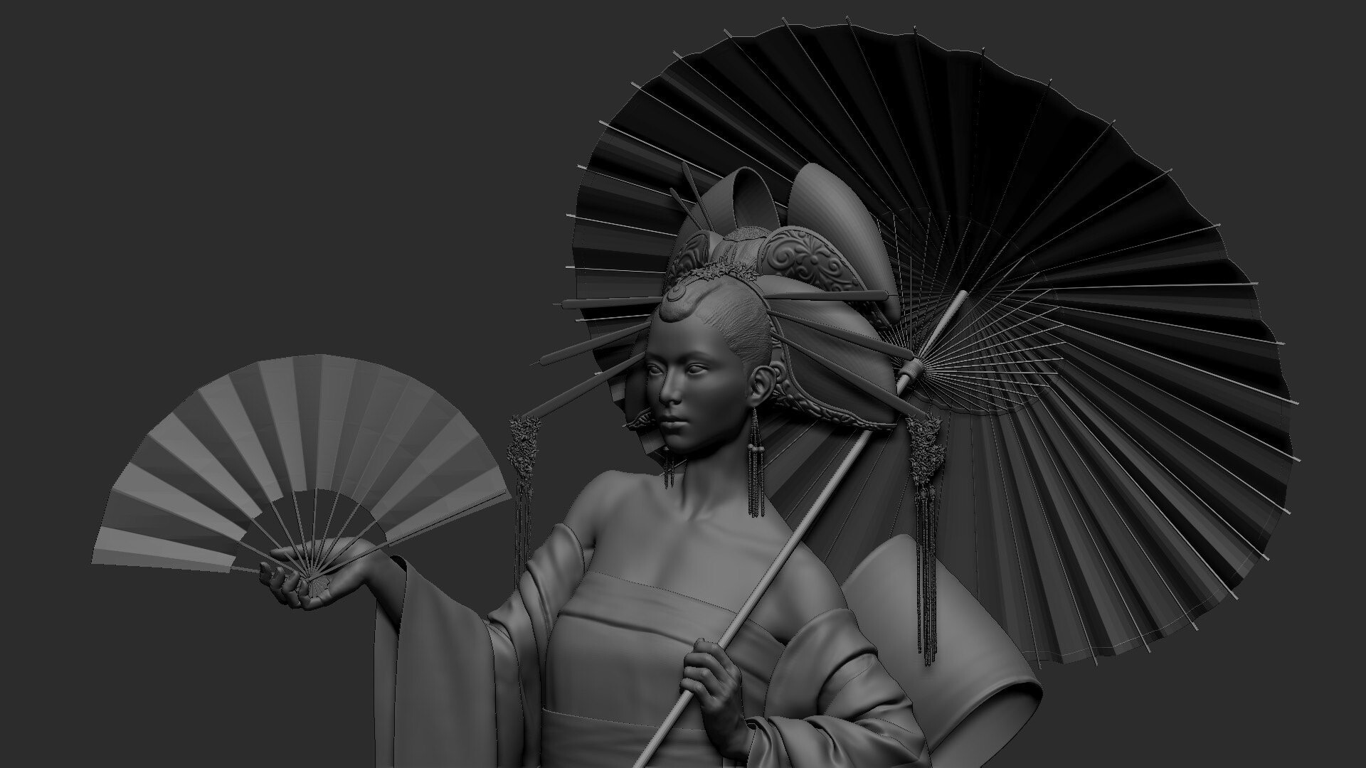 ArtStation - FREE GEISHA MODEL DOWNLOAD