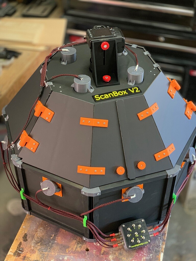 Dave Riganelli photogrametry wrangler - The wait is over.... ScanBox V2 ...
