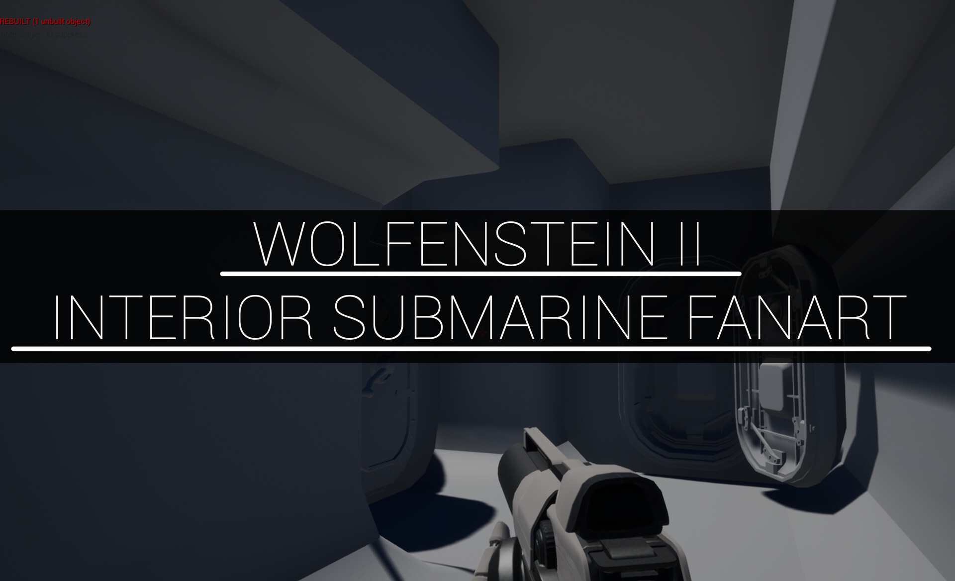ArtStation - Wolfenstein interior submarine fanart Update 01