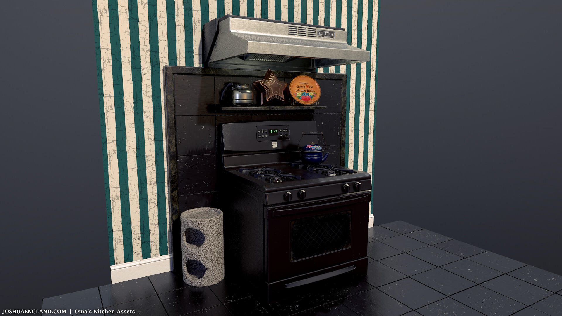 ArtStation - Oma's Kitchen WIP #03