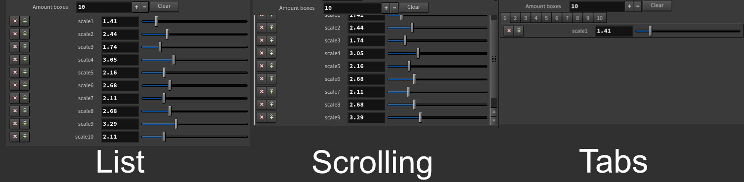 Simon Verstraete - Houdini Blog #25: Multi-parameters