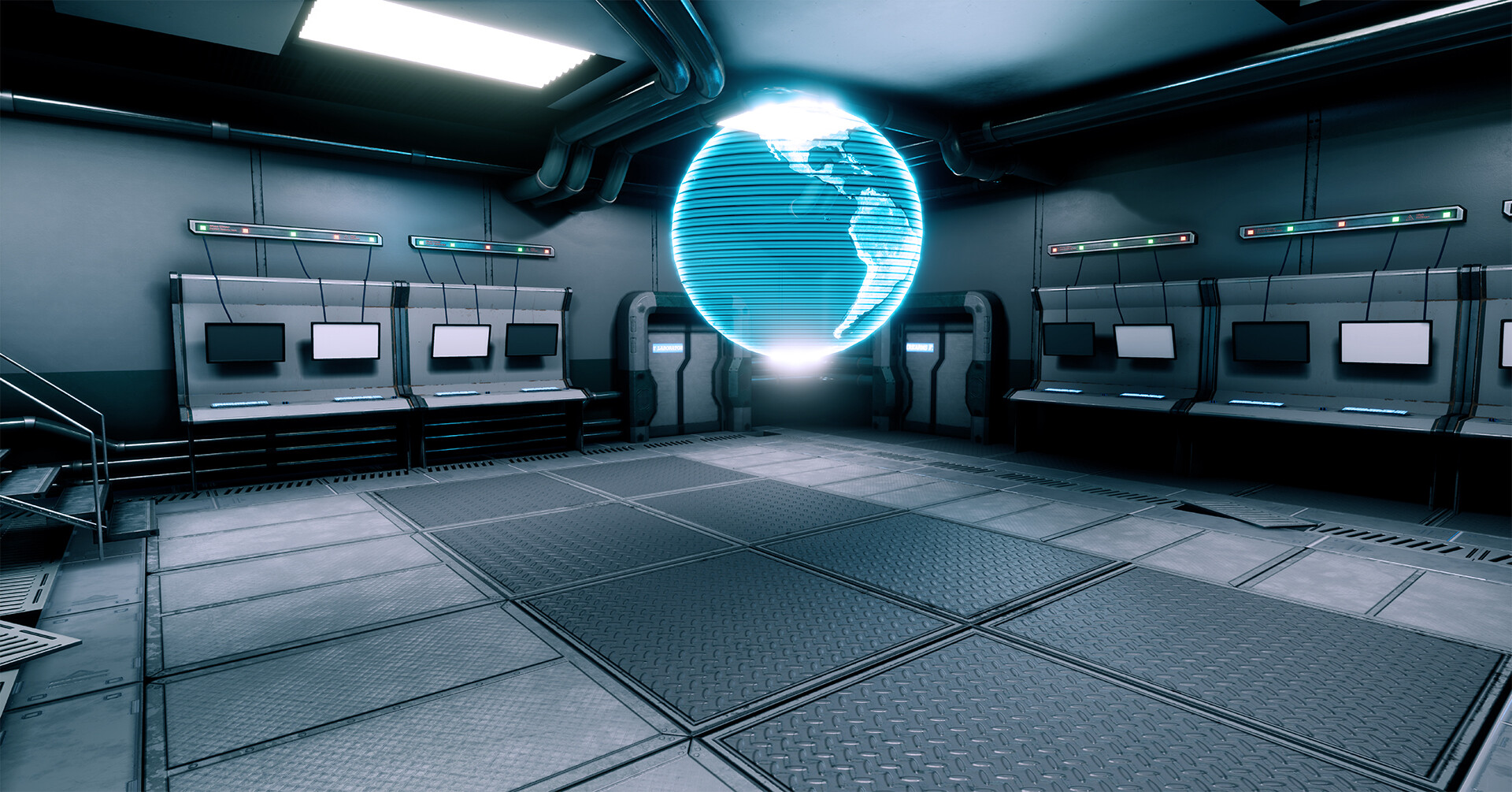 ArtStation - WIP Update - Terminal Hub Environment