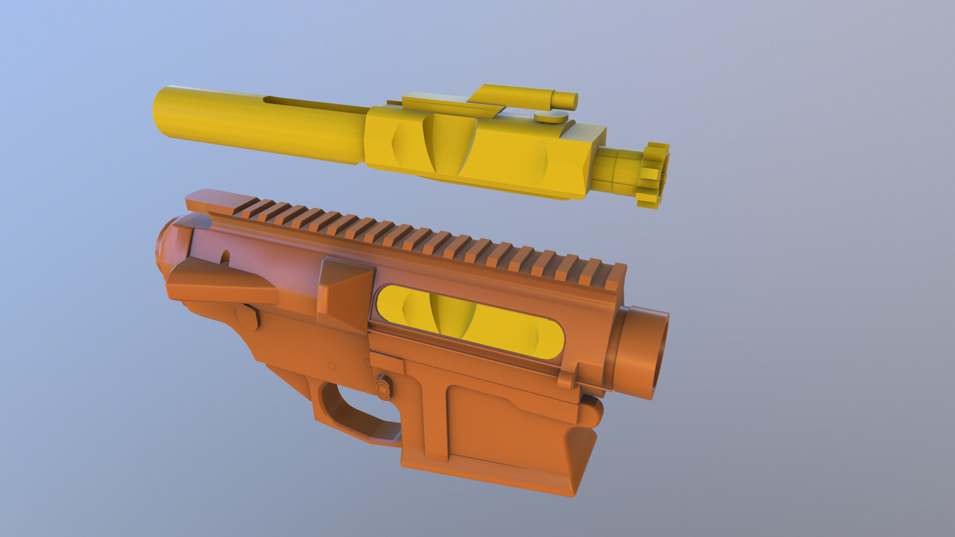 ArtStation - An AR-10 project WIP II