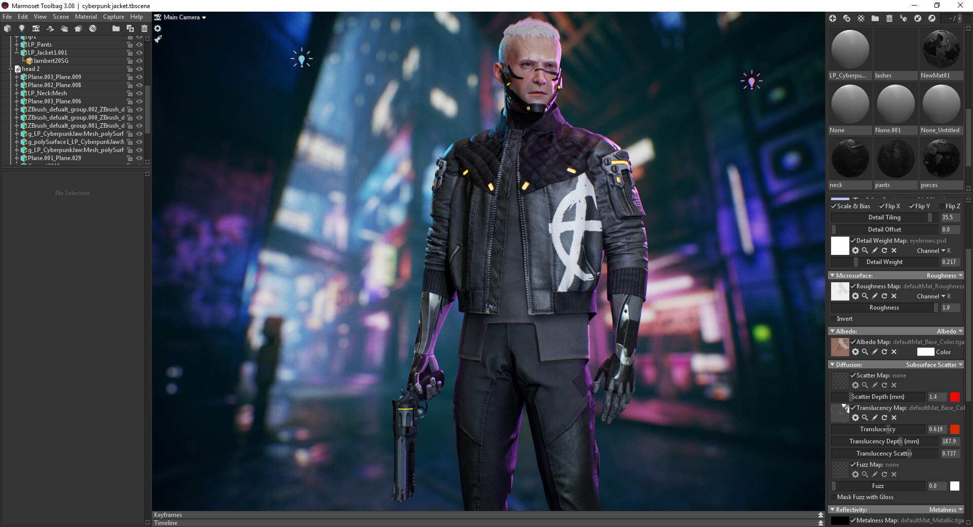 ArtStation - Cyberpunk Character