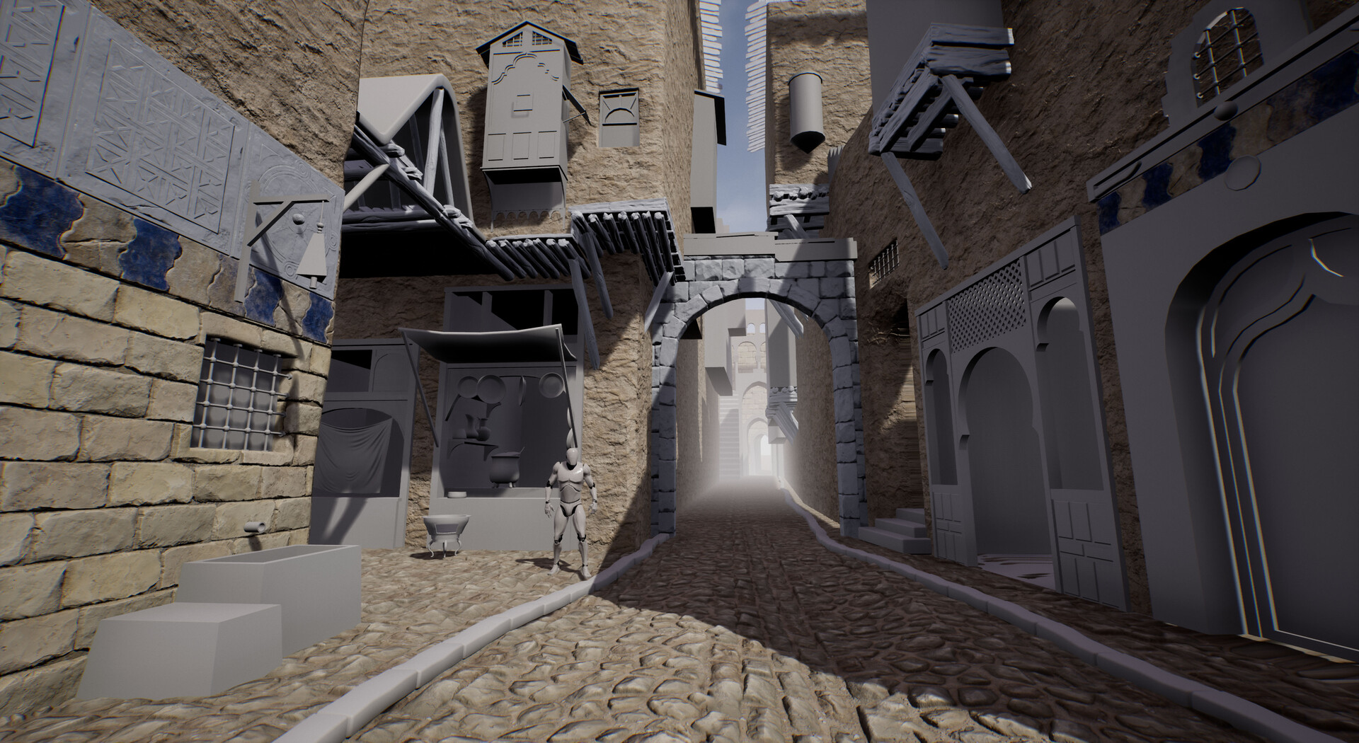 ArtStation - Damascus Street [WIP#1]