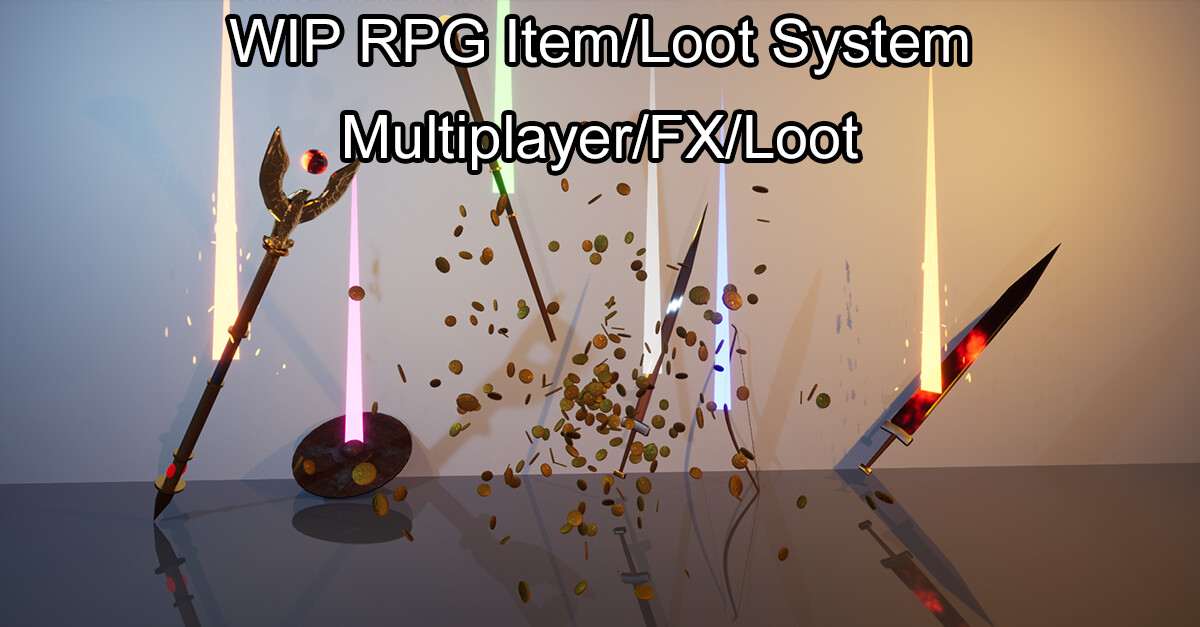 ArtStation - Modular RPG Item/Loot Generator - Multiplayer/FX and more