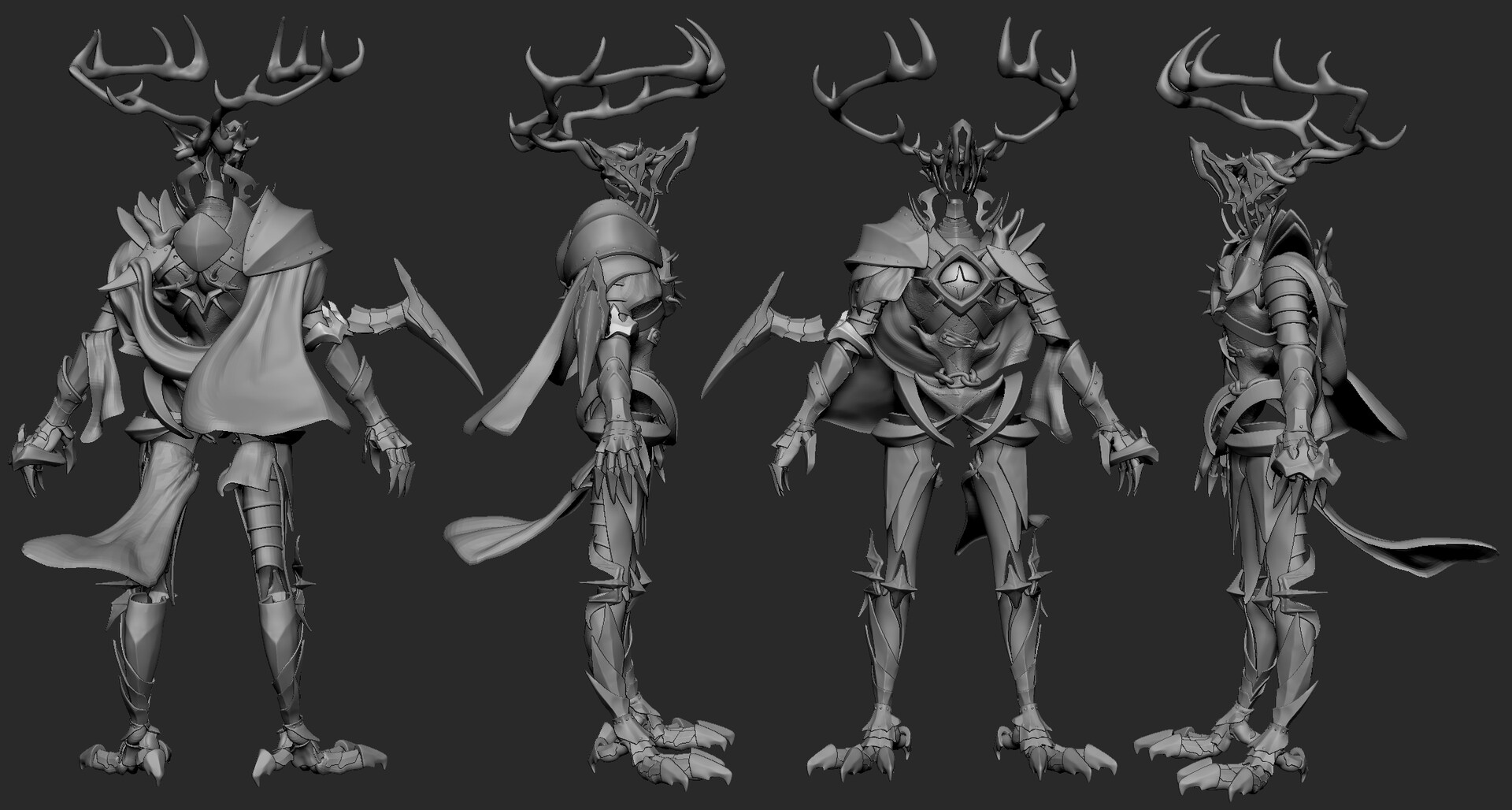ArtStation - WIP Possessed Armor - Cloth Update