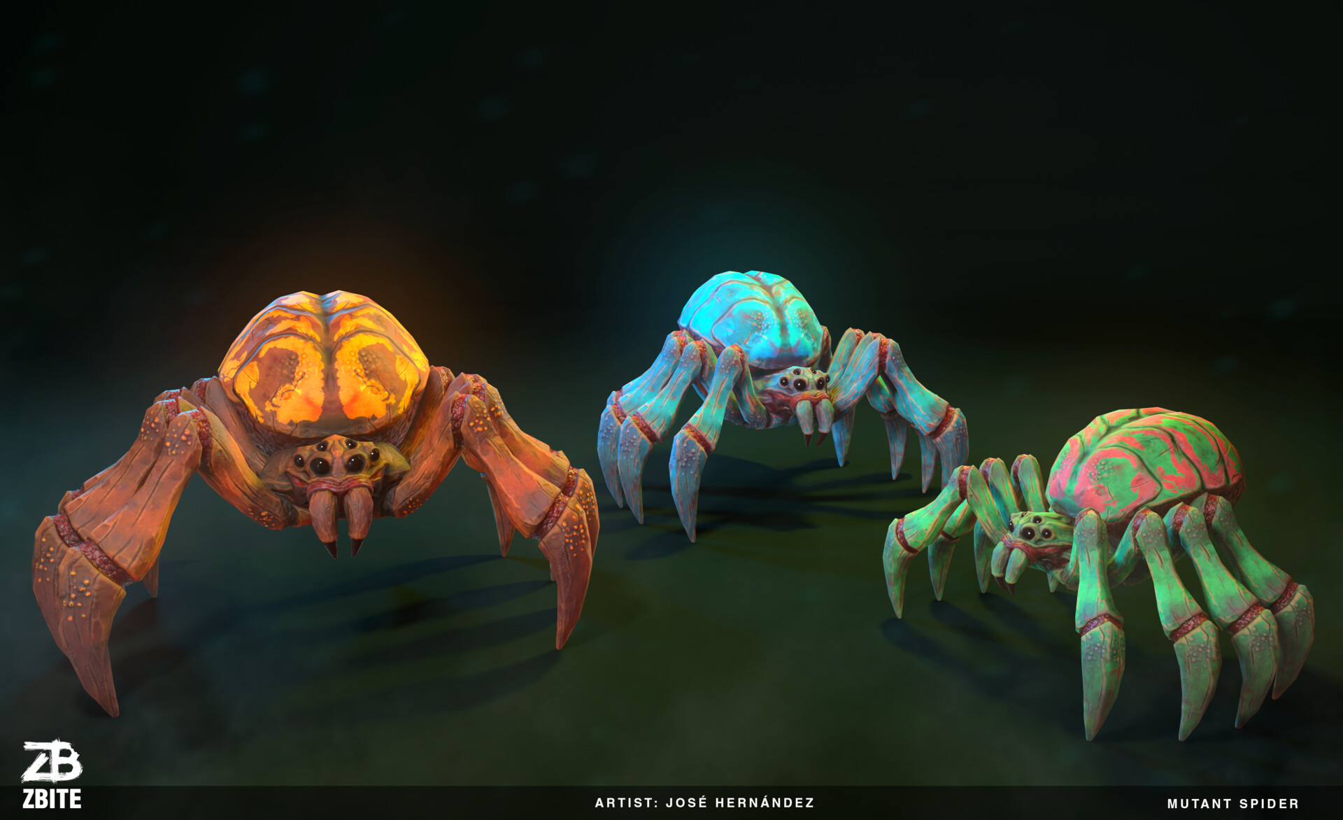 ArtStation - Mutant Spider Stylized