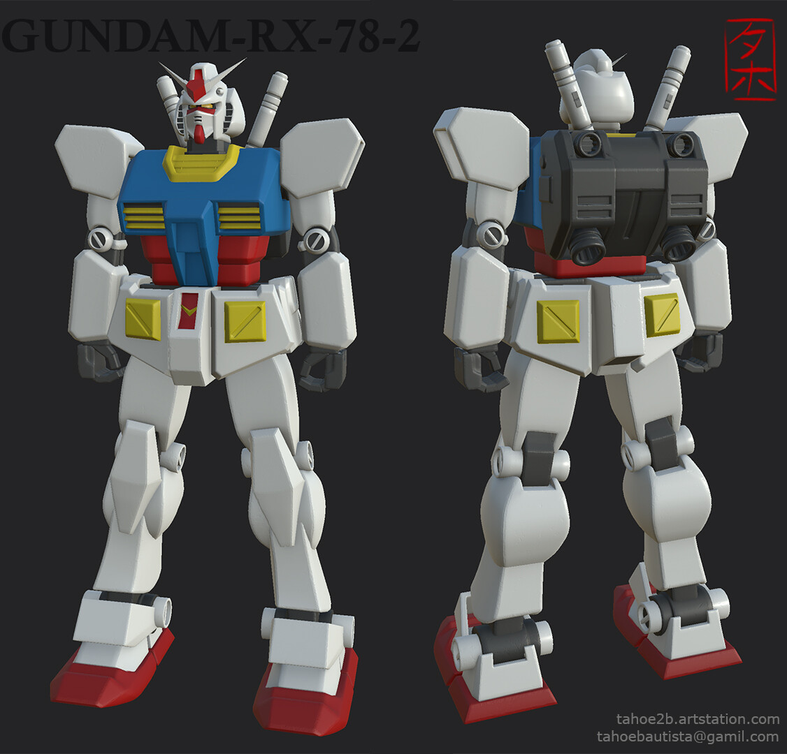 ArtStation - Gundam RX-78-2 update 6