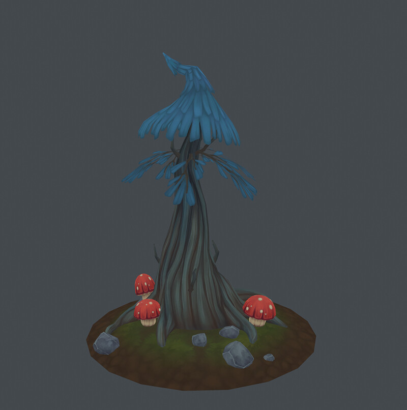 ArtStation - Fir Tree - Environment Remake Pt.2