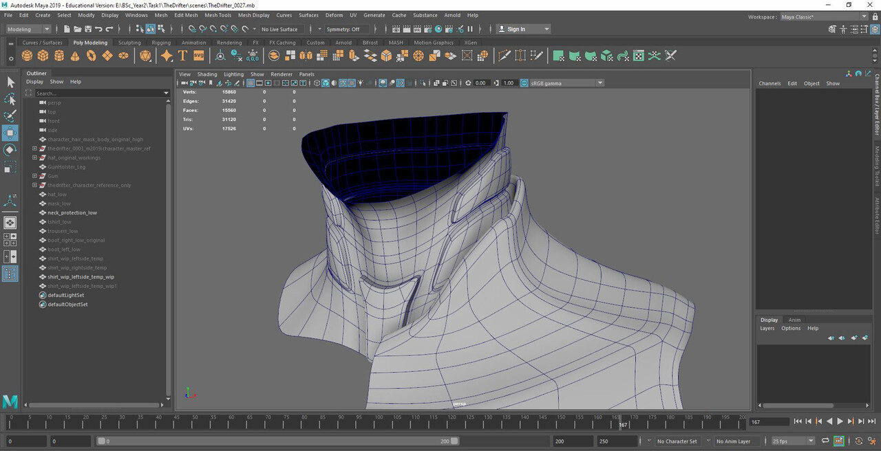 Dave Gould - 21-11-2019 / Character modelling in this brief afternoon ...
