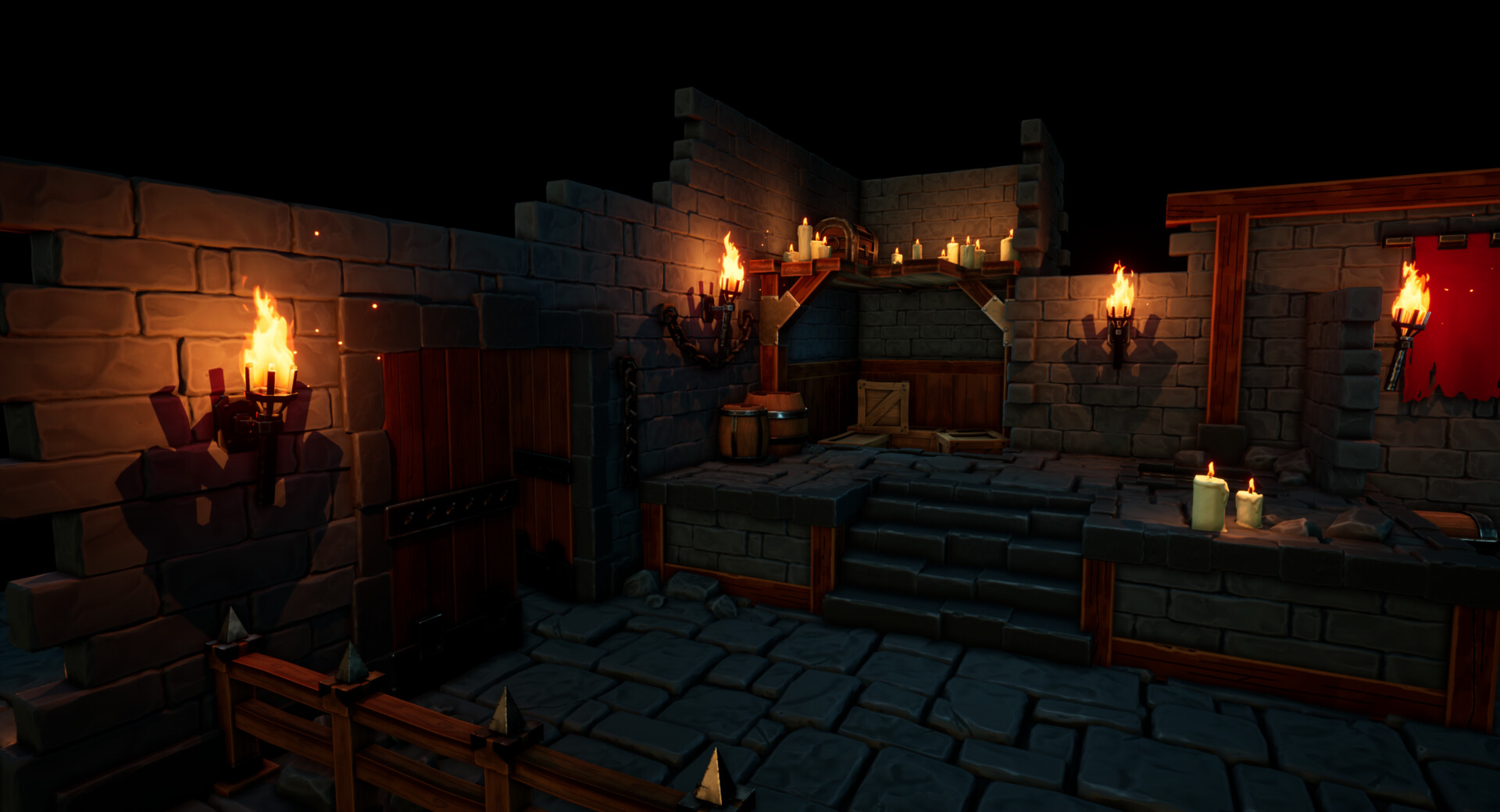 ArtStation - Dungeon: FIRE IS IN