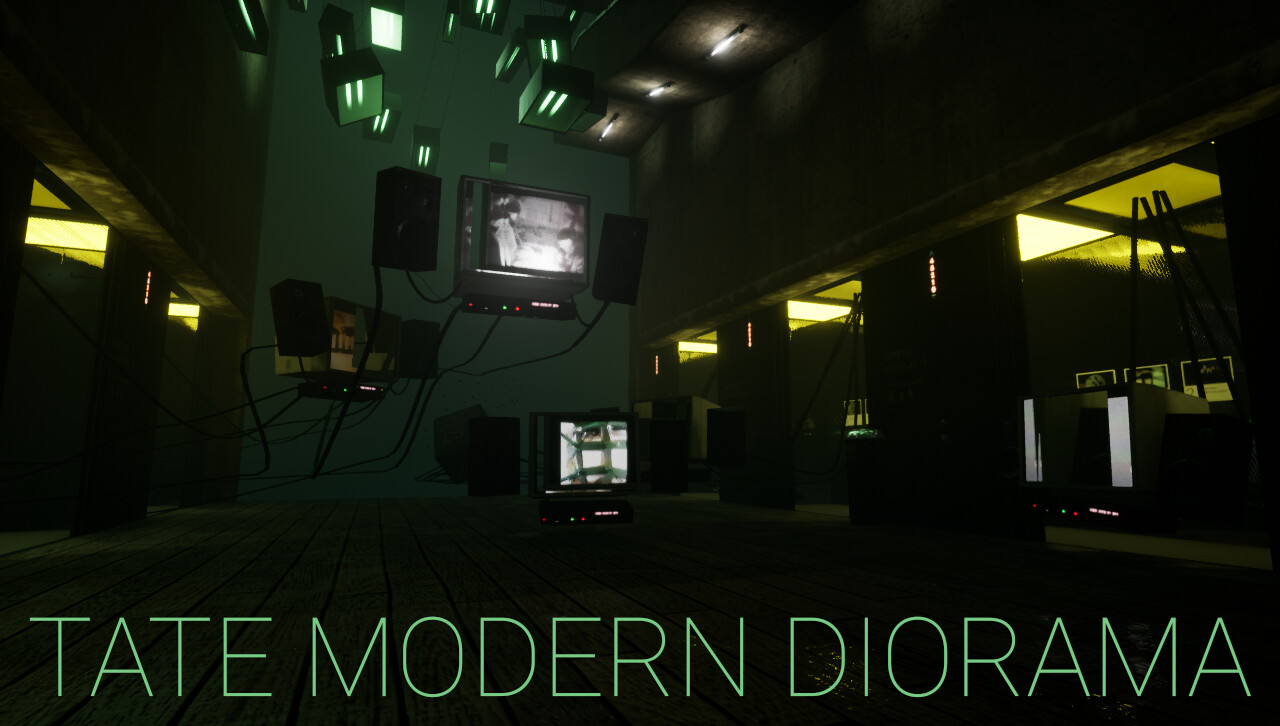 ArtStation - Tate Modern Diorama Project (Preparation)