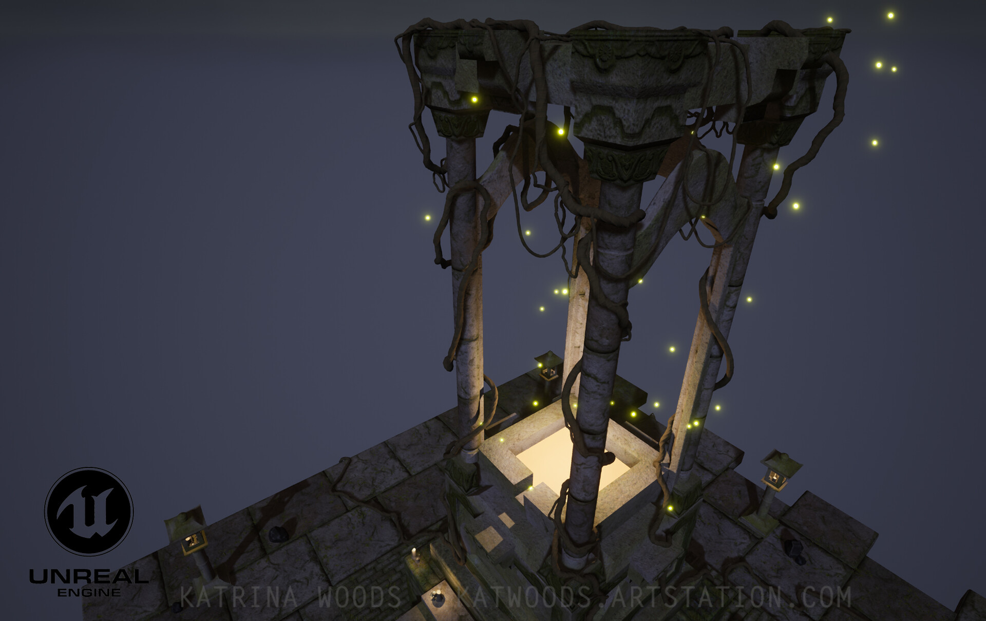 ArtStation - WIP Forest Alter Needs Some Love