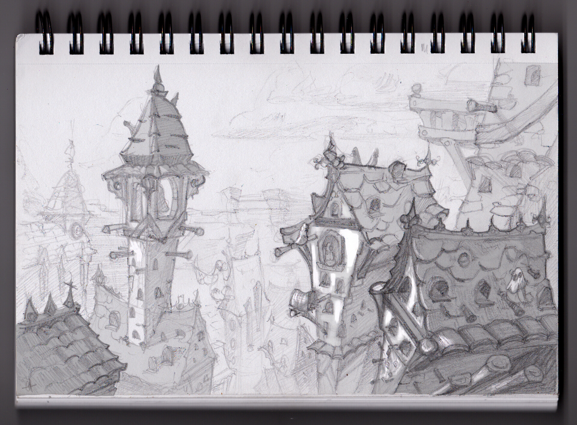 ArtStation - Pigeon towers