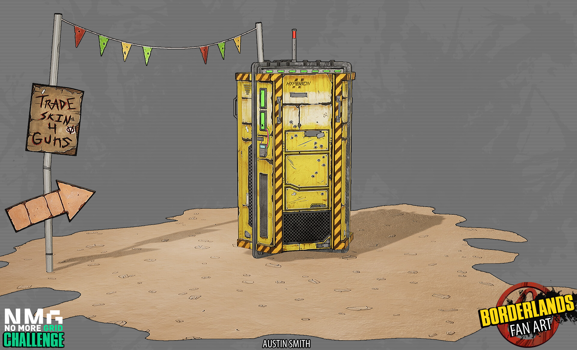 ArtStation - Finished my Borderlands Diorama and the interior for my ...