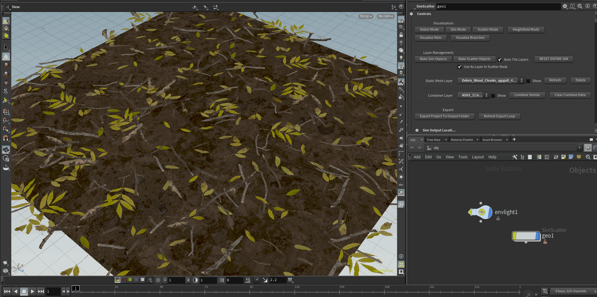 Ole Groenbaek - Houdini Texture Scattering Tool