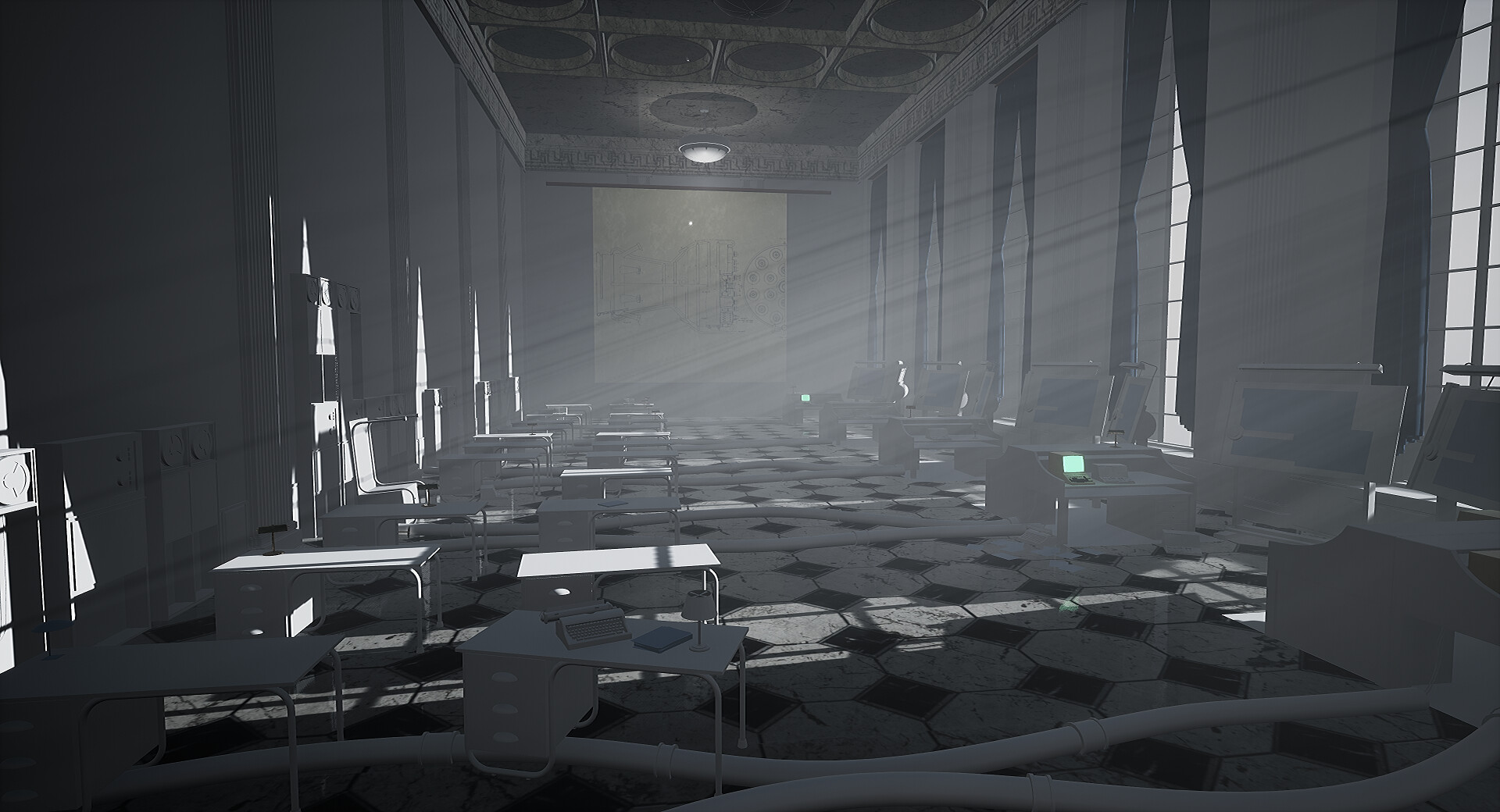 ArtStation - Operations Room - WIP