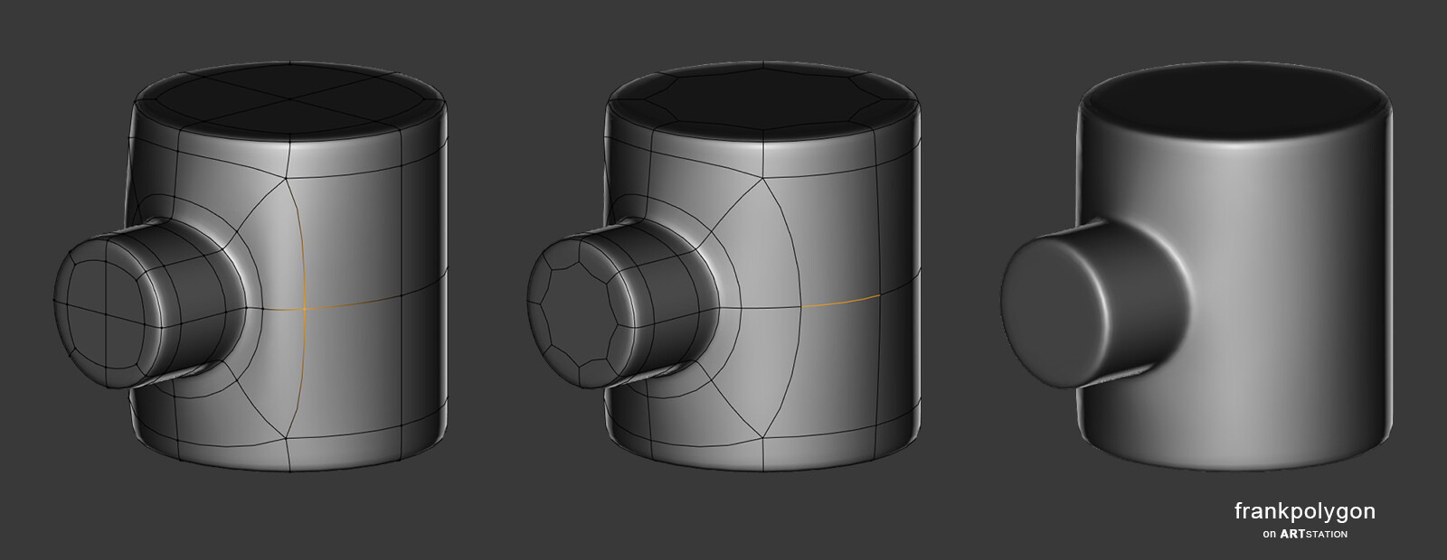 Frank - Sub-D Modeling: Cylinder to Cylinder intersections.