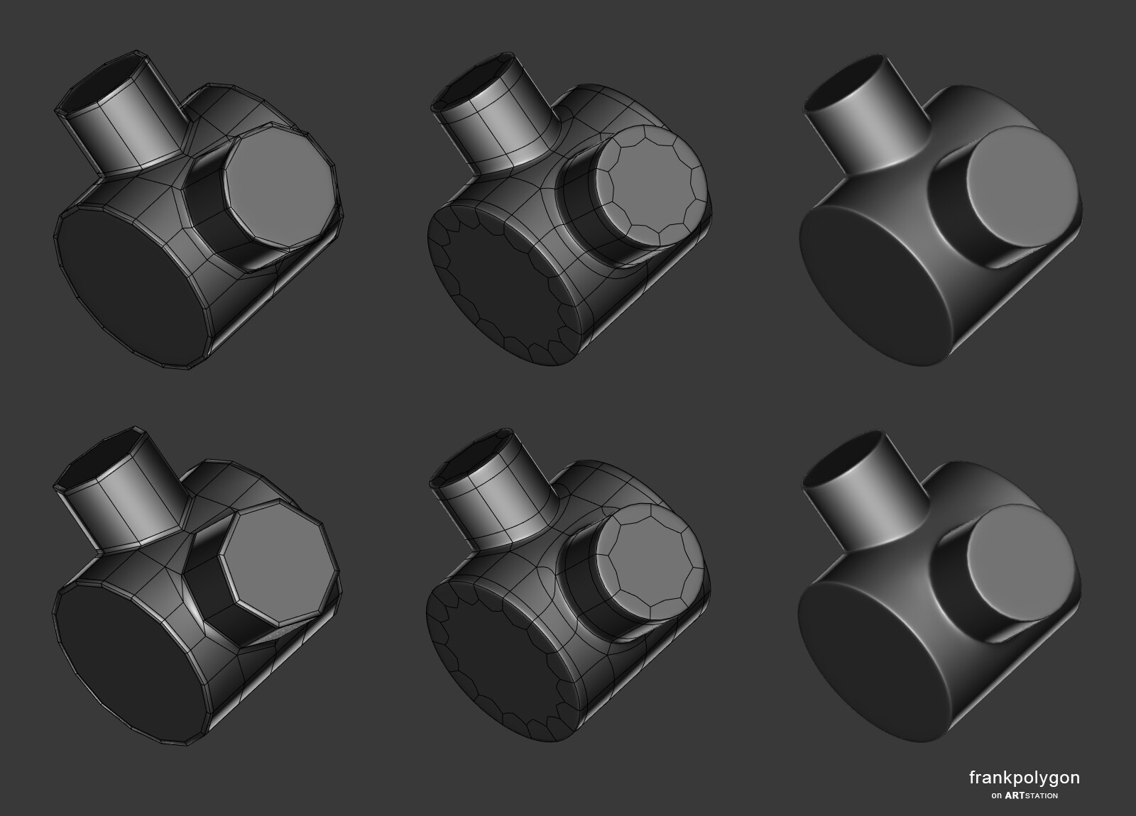 Frank - Sub-D Modeling: Cylinder to Cylinder intersections.
