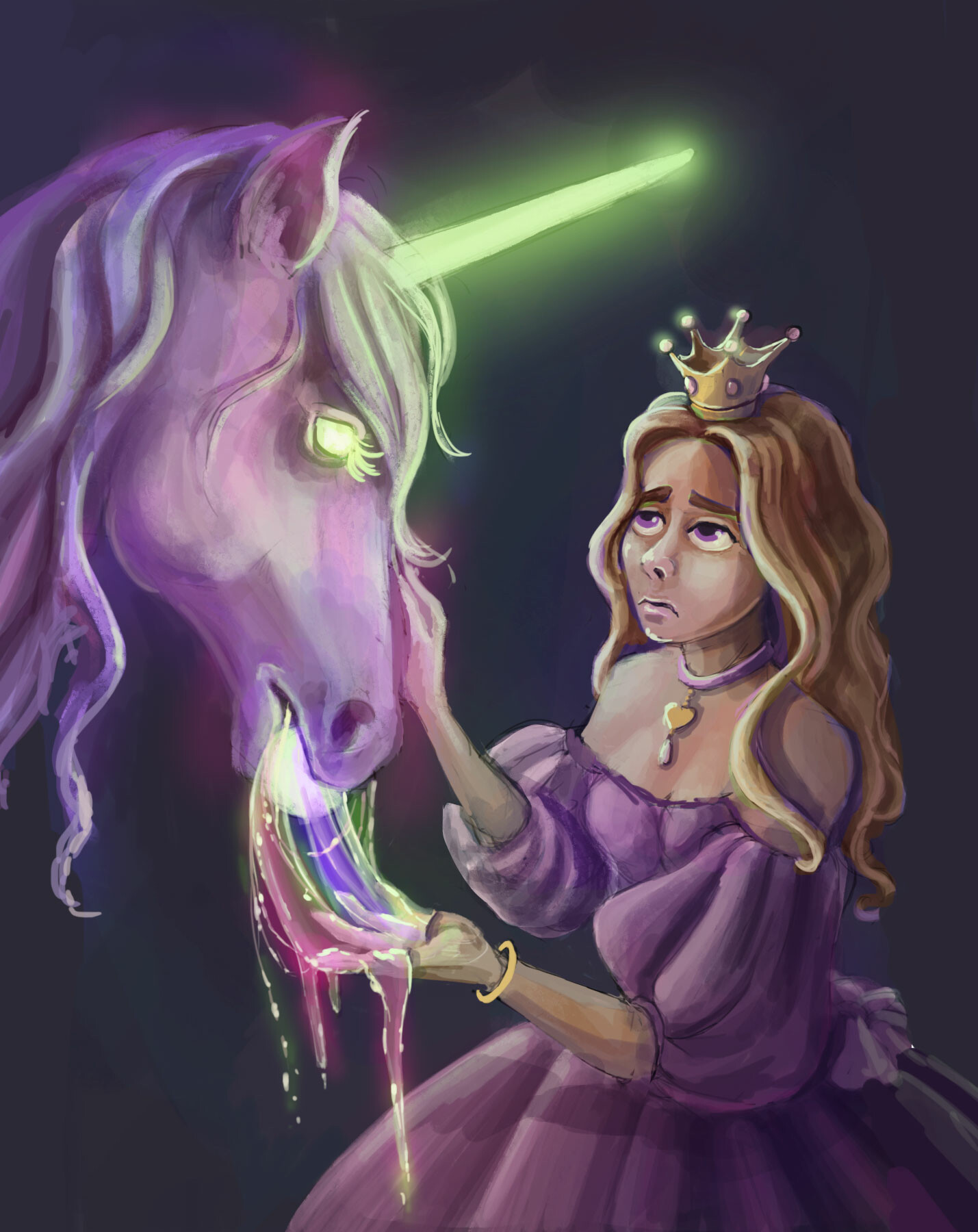 Unicorn Horse Girls Dragon