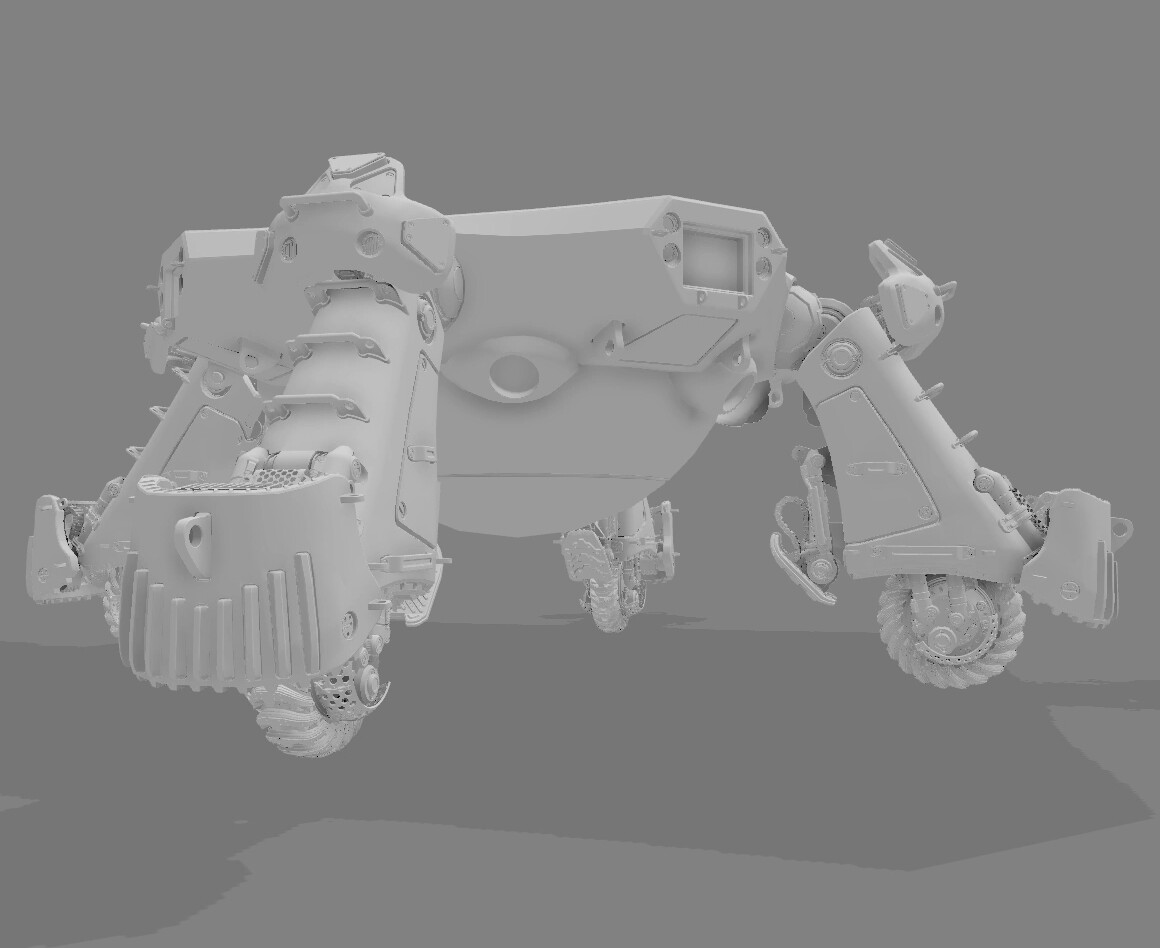 ArtStation - WIP Walking Tank animation test
