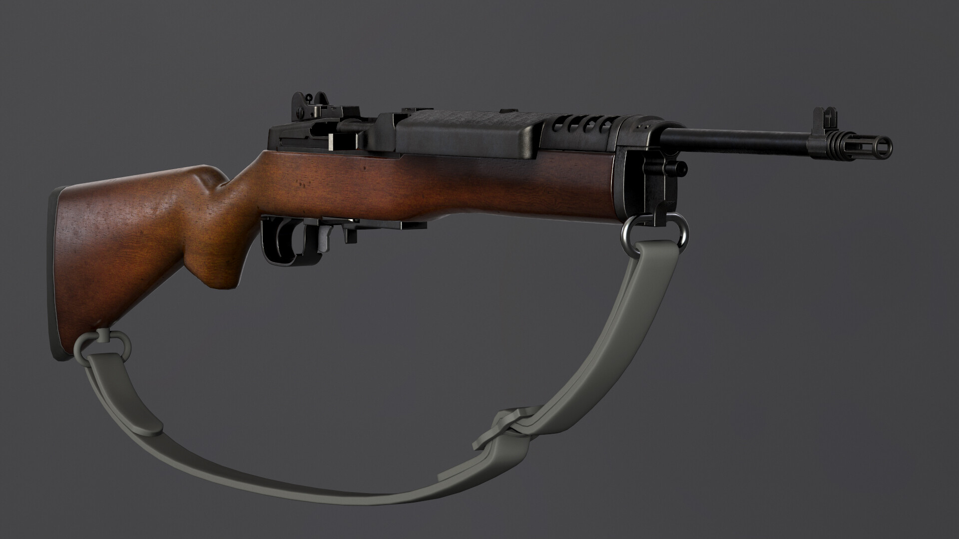 ArtStation - Ruger Mini 14 Project: Stock Progress