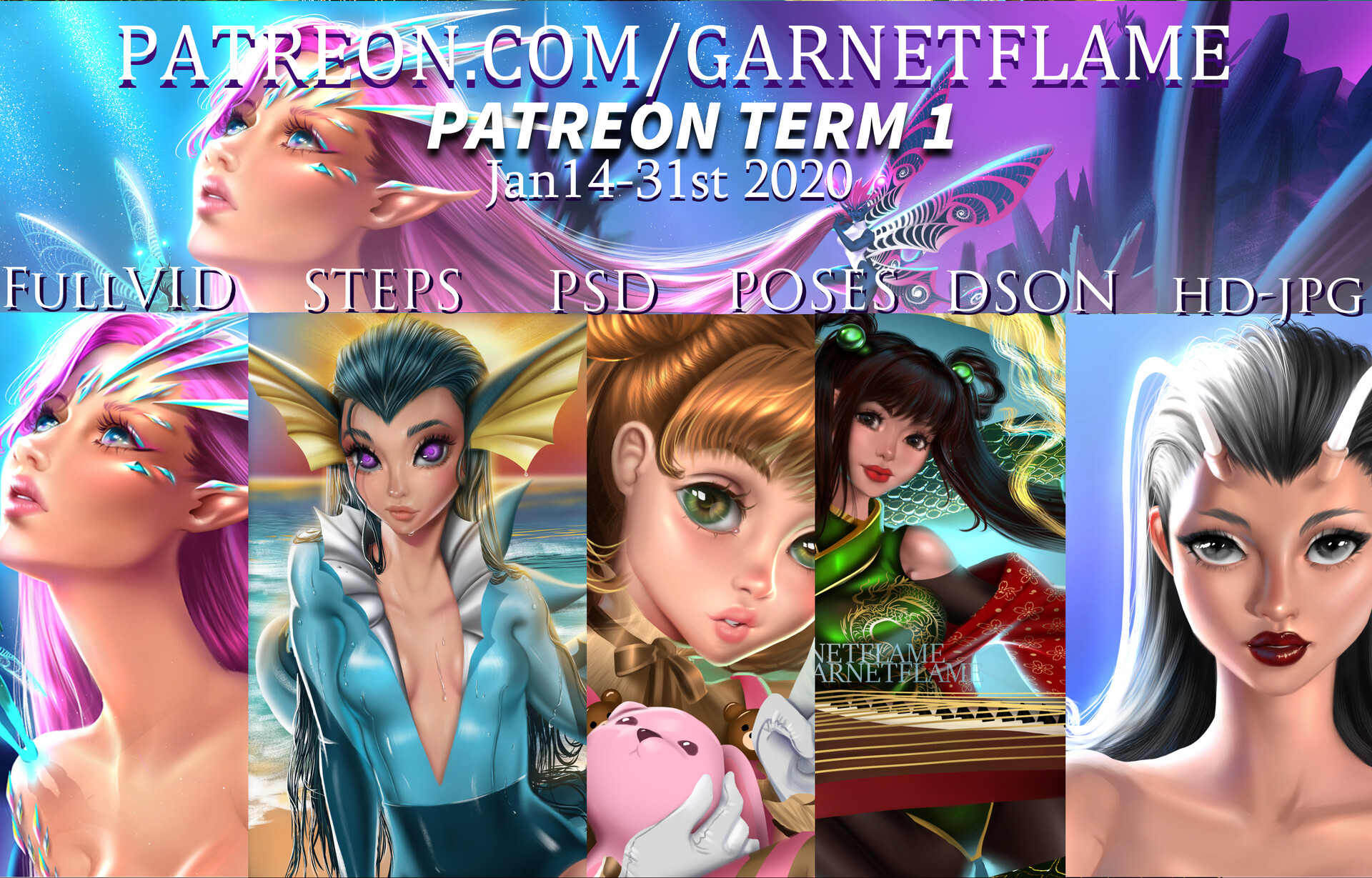 ArtStation - Patreon Term 1(Jan14-31st) REWARDS!!!