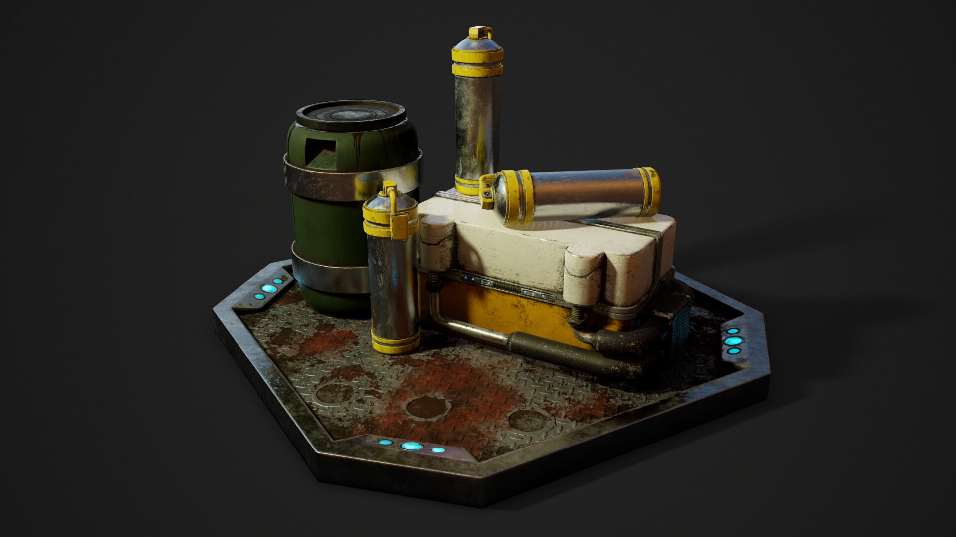 ArtStation - "The Outer Worlds" crates and barrels fan art work-in ...