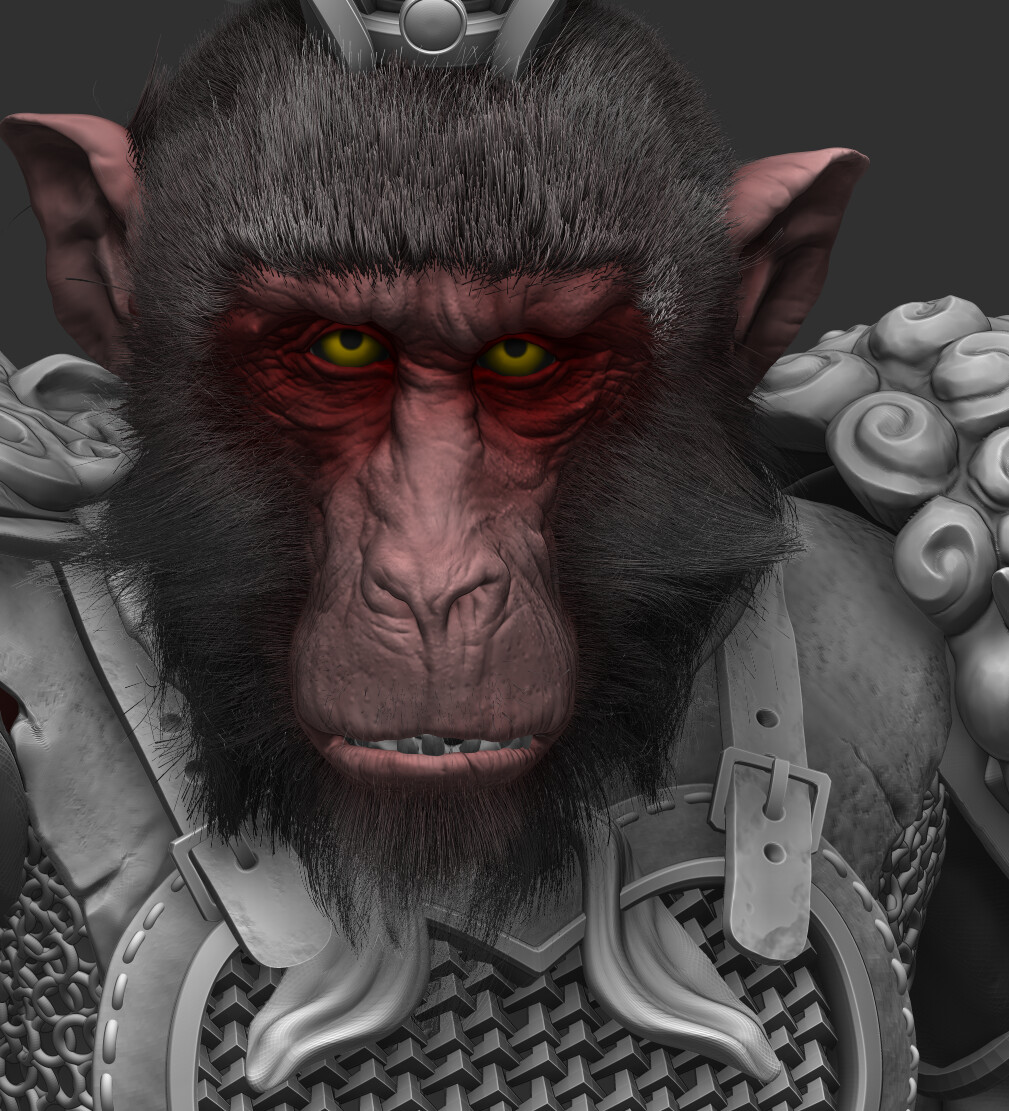 ArtStation - Historically Accurate Monkey King WIP#10
