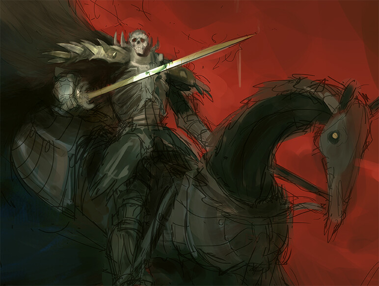 ArtStation - Skull Knight WIP