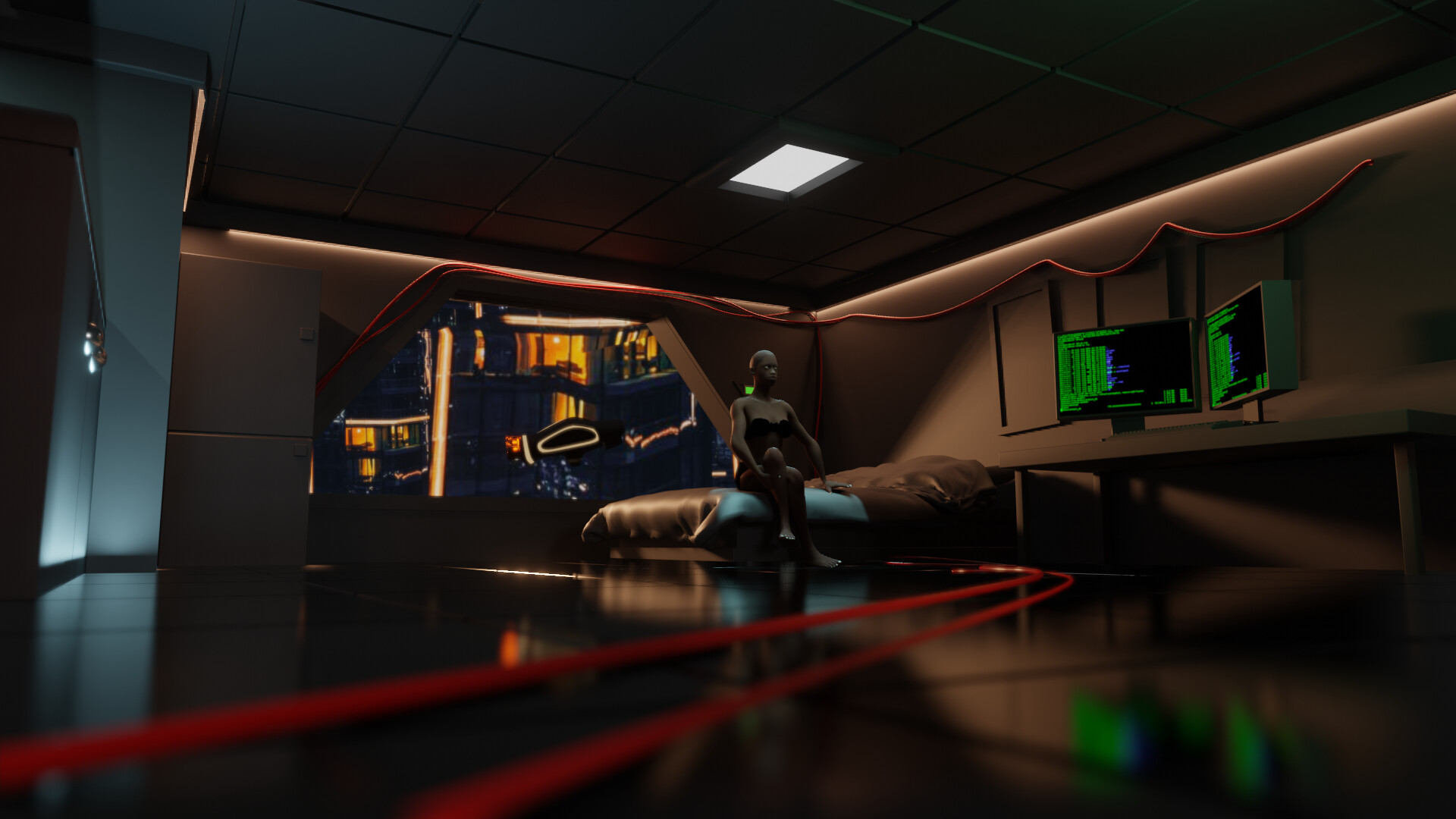 ArtStation - EXP - DINUSTY CYBERPUNK CHALLENGE | Blog Post 2| - Day 2