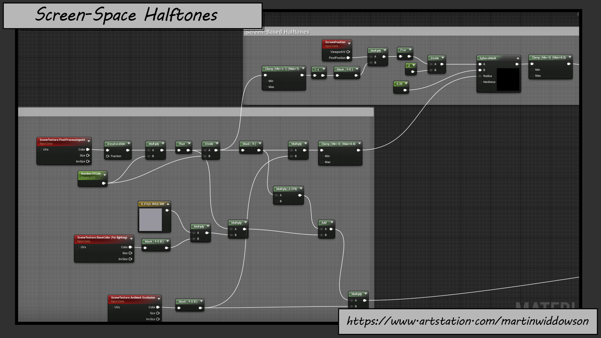 Martin Widdowson - A guide to Screen-Space Halftones, Cel Shading and Toon Shading for post ...