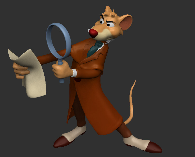 ArtStation - The Great Mouse Detective sculpt