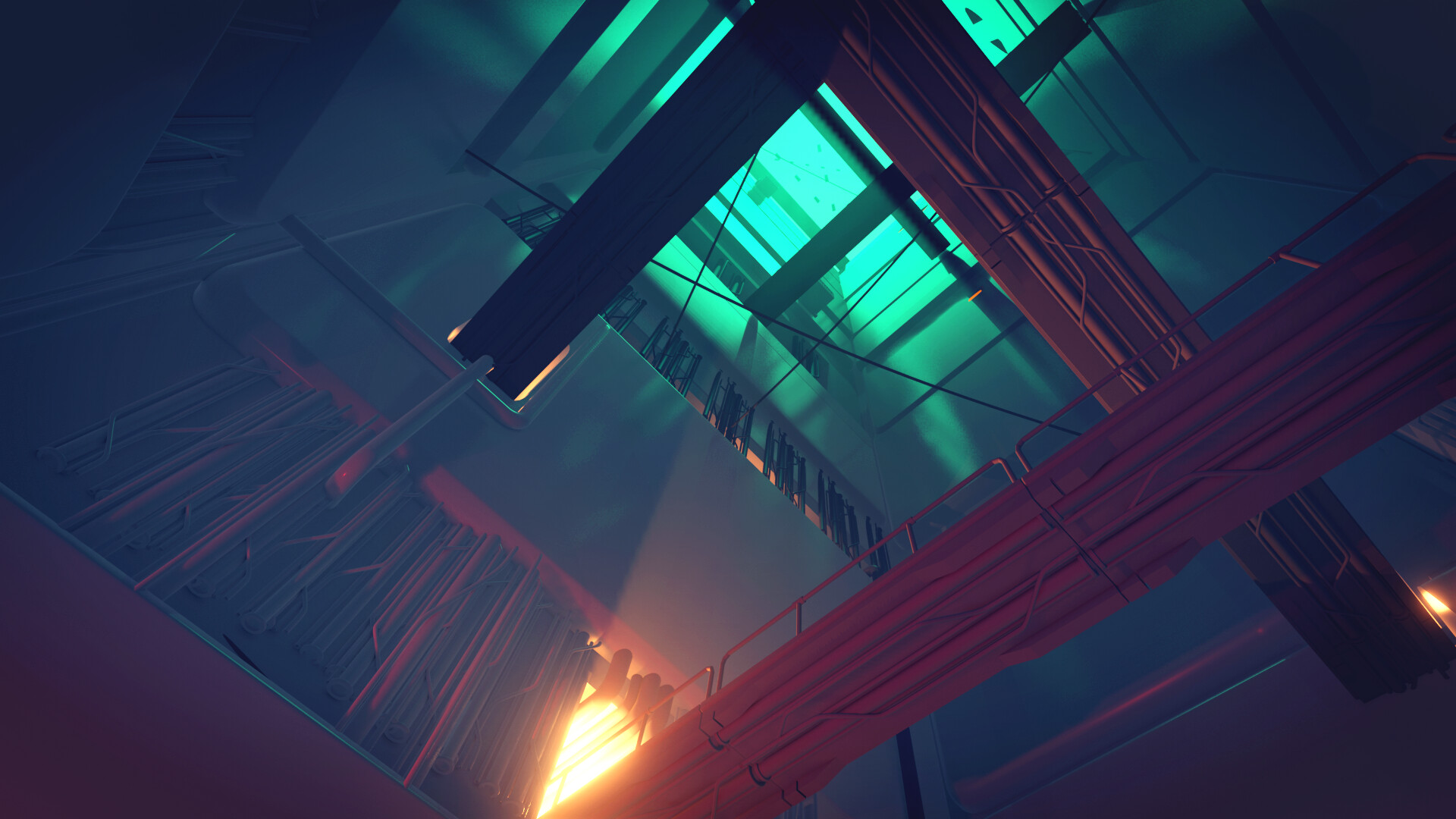 ArtStation - Blender lighting noodles