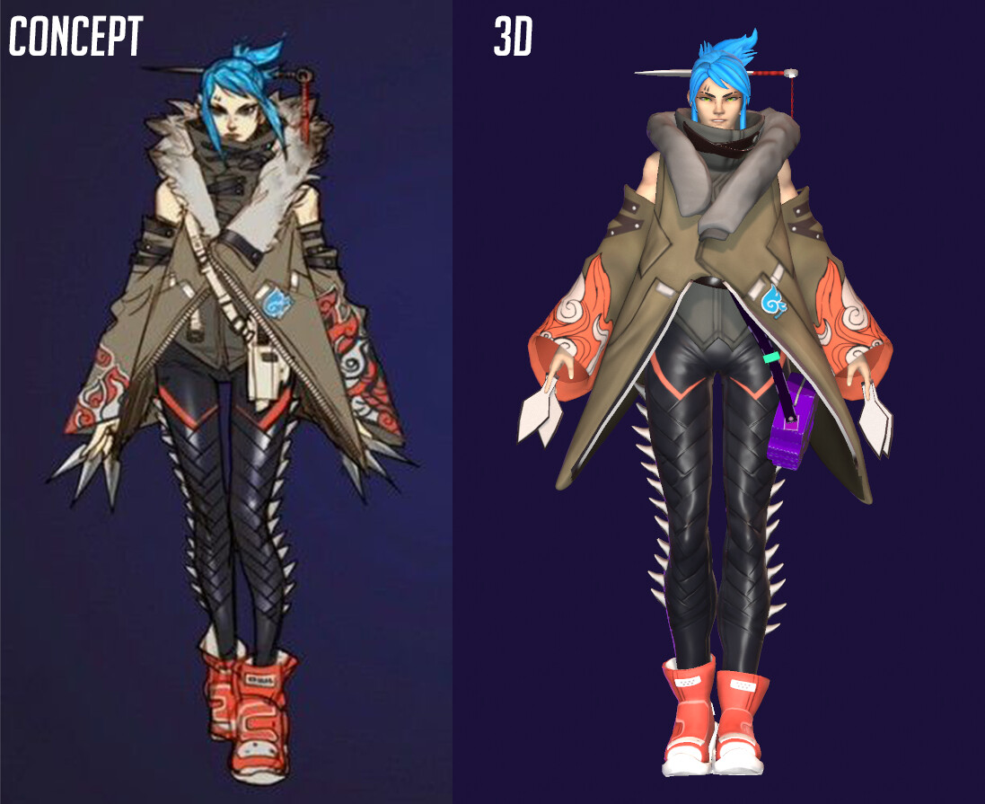 Julia Corsi - Sombra [Early Concept ] | Character Development Project