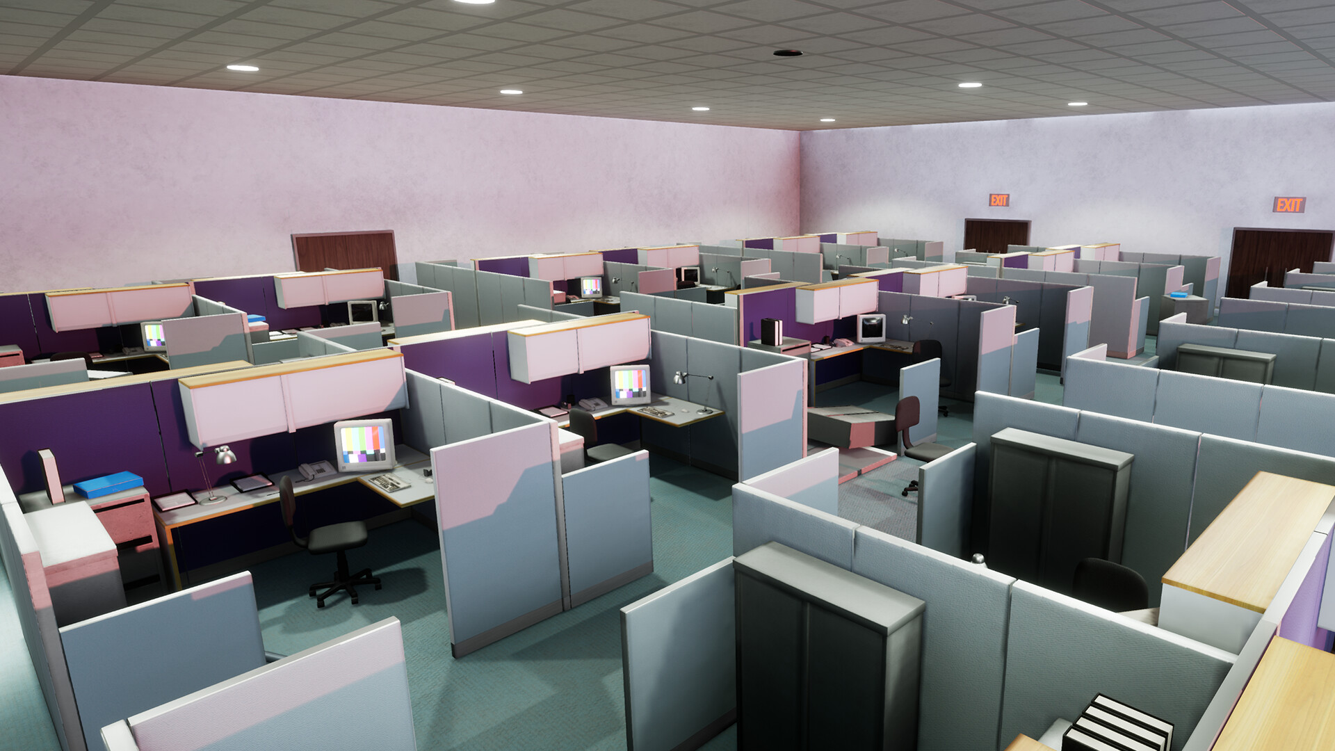 Zachary Pasterski - Cyberpunk Challenge: Dystopian Office Env. 3