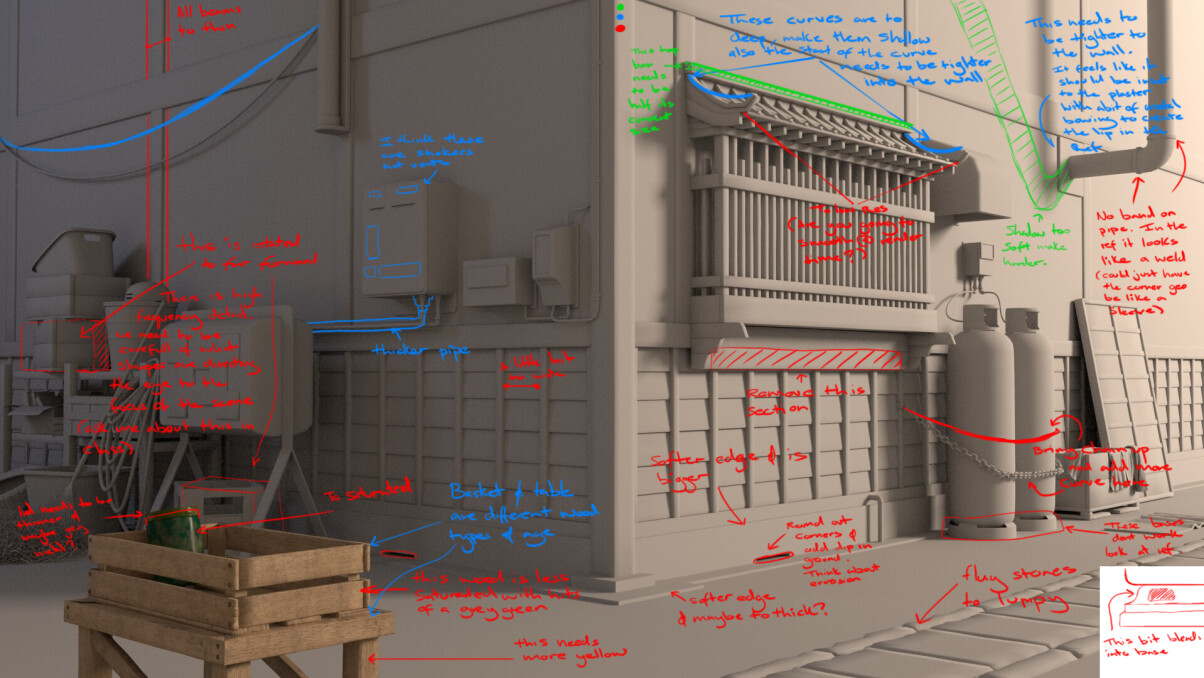 ArtStation - Hard-surface Environment Project - Summer Wars Anime ...