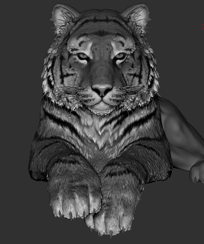 ArtStation - Raja fur progress!! WIP!