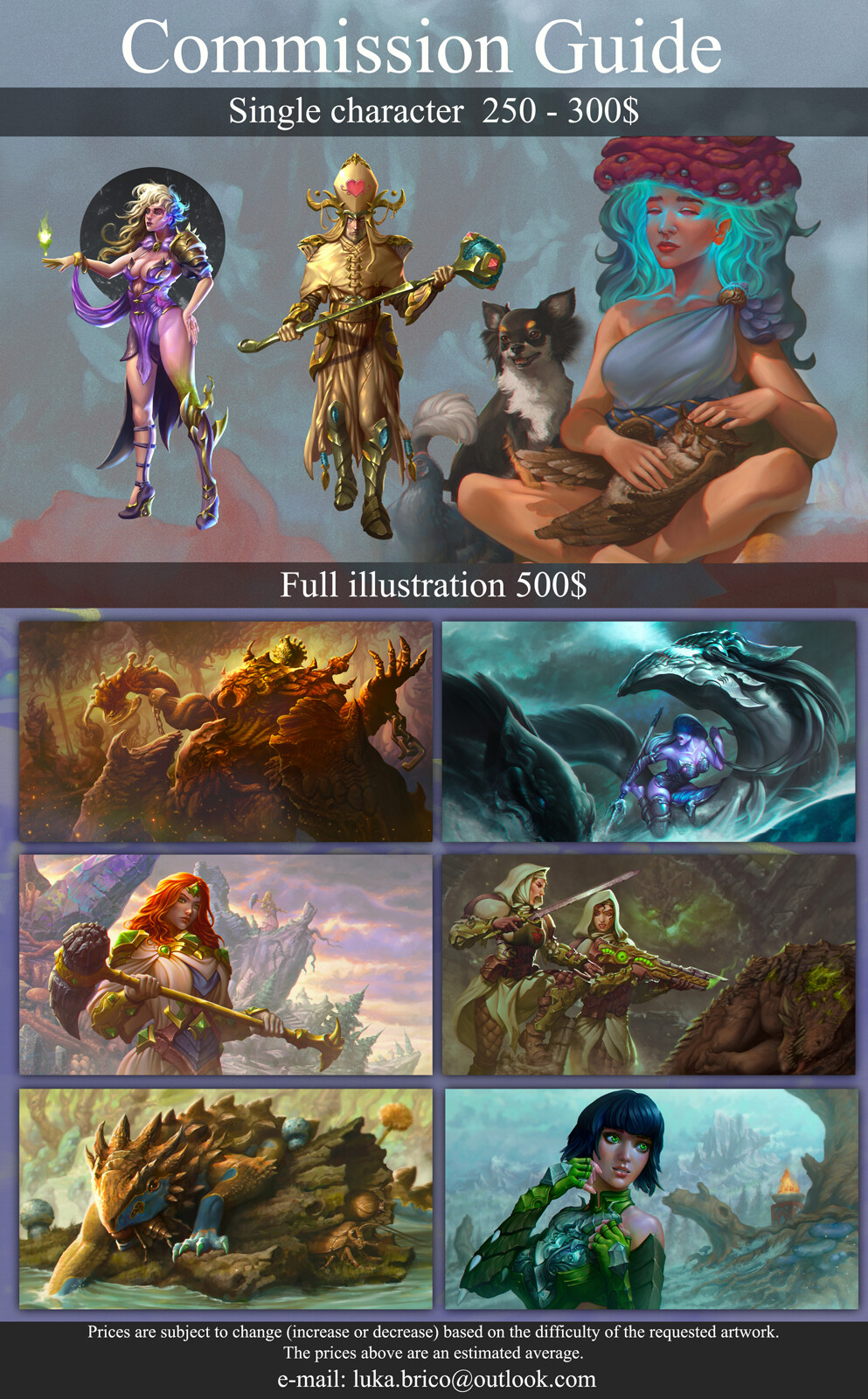 ArtStation - Commision's are open for April + new video!