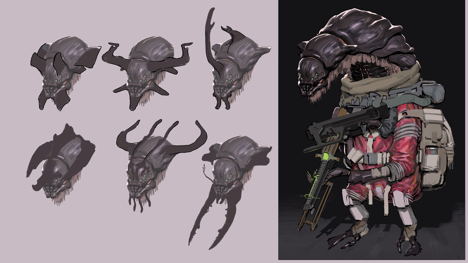 ArtStation - Character Concept - Insect Warrior - 03