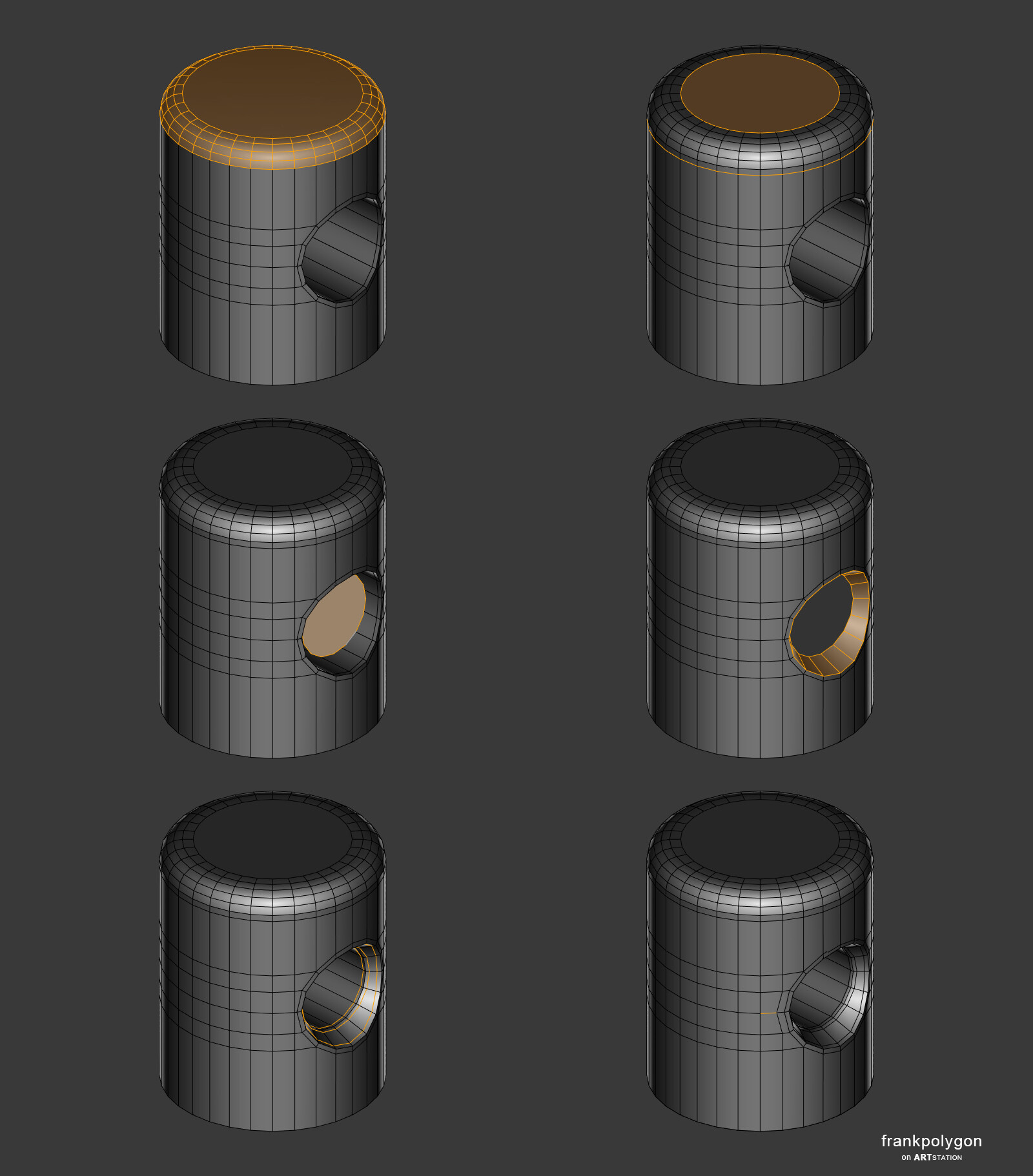Frank - Sub-D Hard Surface Modeling: Lathe Chuck Key (Exercise & Tutorial)