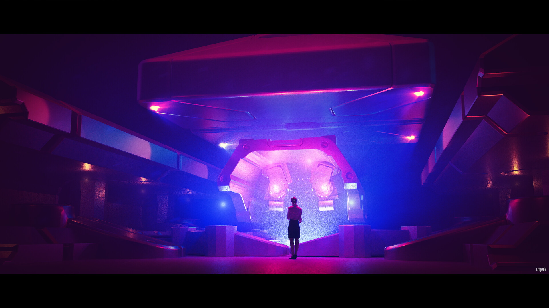 ArtStation - Sci-Fi Lighting practice