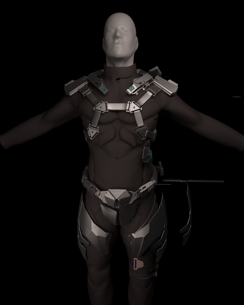 ArtStation - Sci Fi Model Progress and Predator