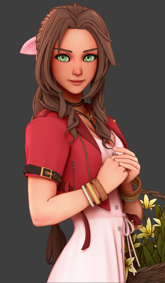 ArtStation - WIP #3 - Aerith