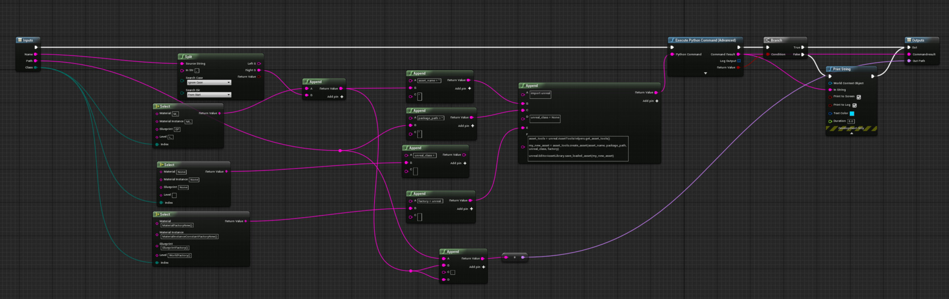 George Hulm Basic Ue4 Editor Scripting 1 Creating Objects With Python In An Editor Utility